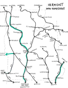 New Hampshire - Travel By Rail 1950